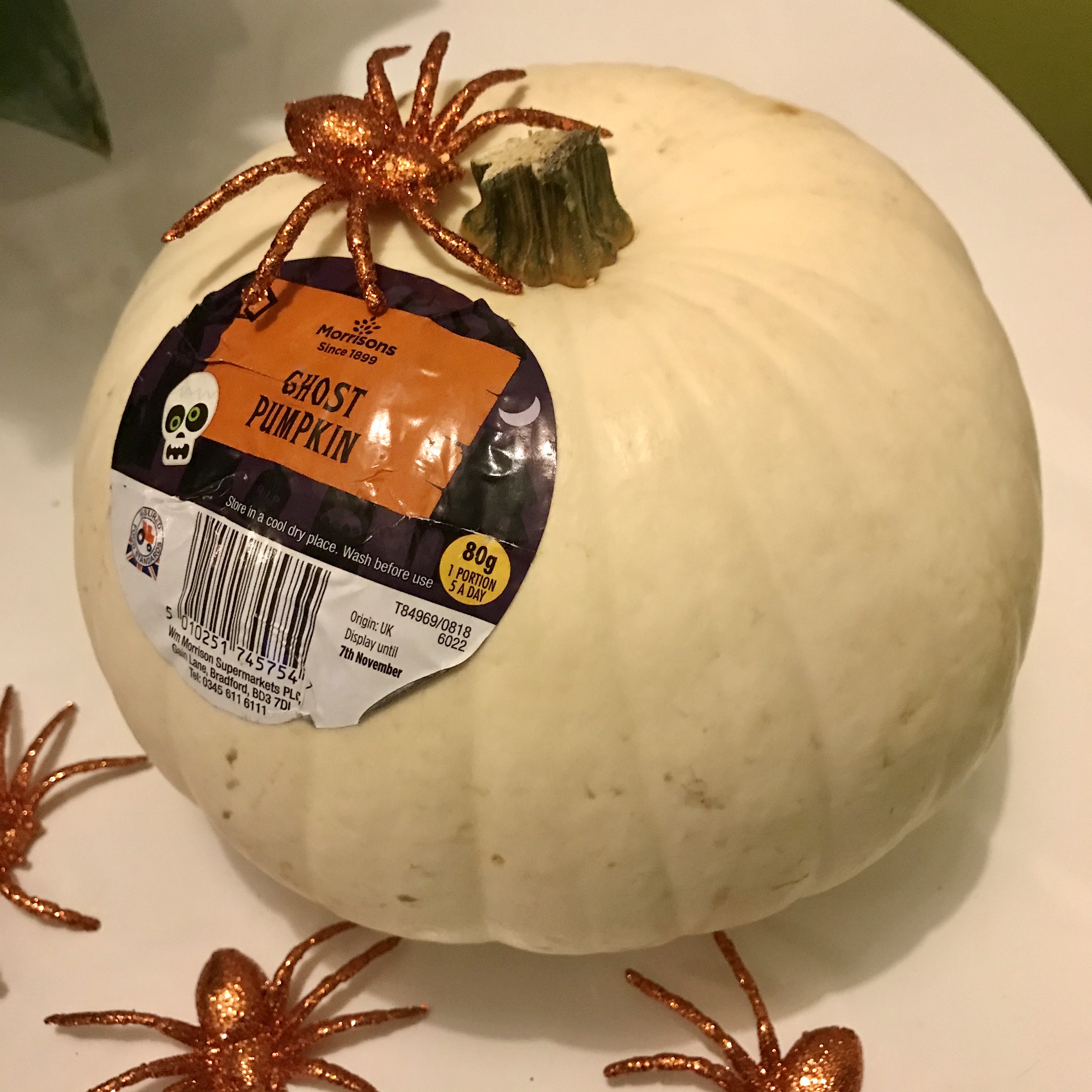 Ghost Pumpkins a Halloween Veggie Treat – Gimme Veg!